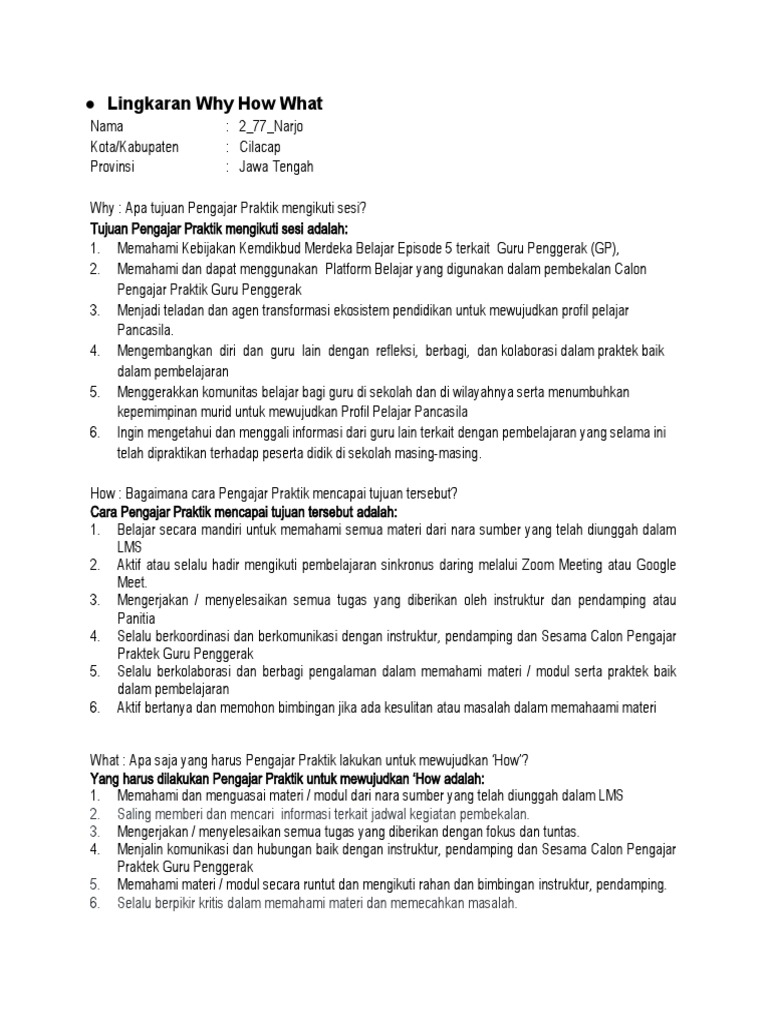 Why How What PP | PDF