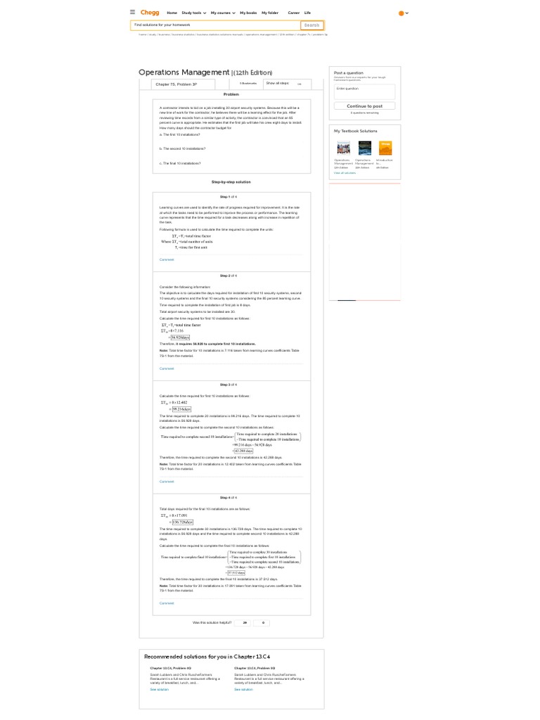 Operations Management: (12th Edition) | PDF | Textbook | Communication