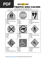 Manual of Traffic Signs - Sign Colors | PDF | Rgb Color Model | Color