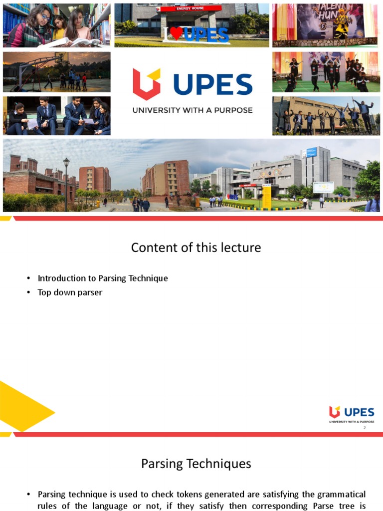 10-11-12-13-Top Down Parser | PDF | Parsing | Syntax