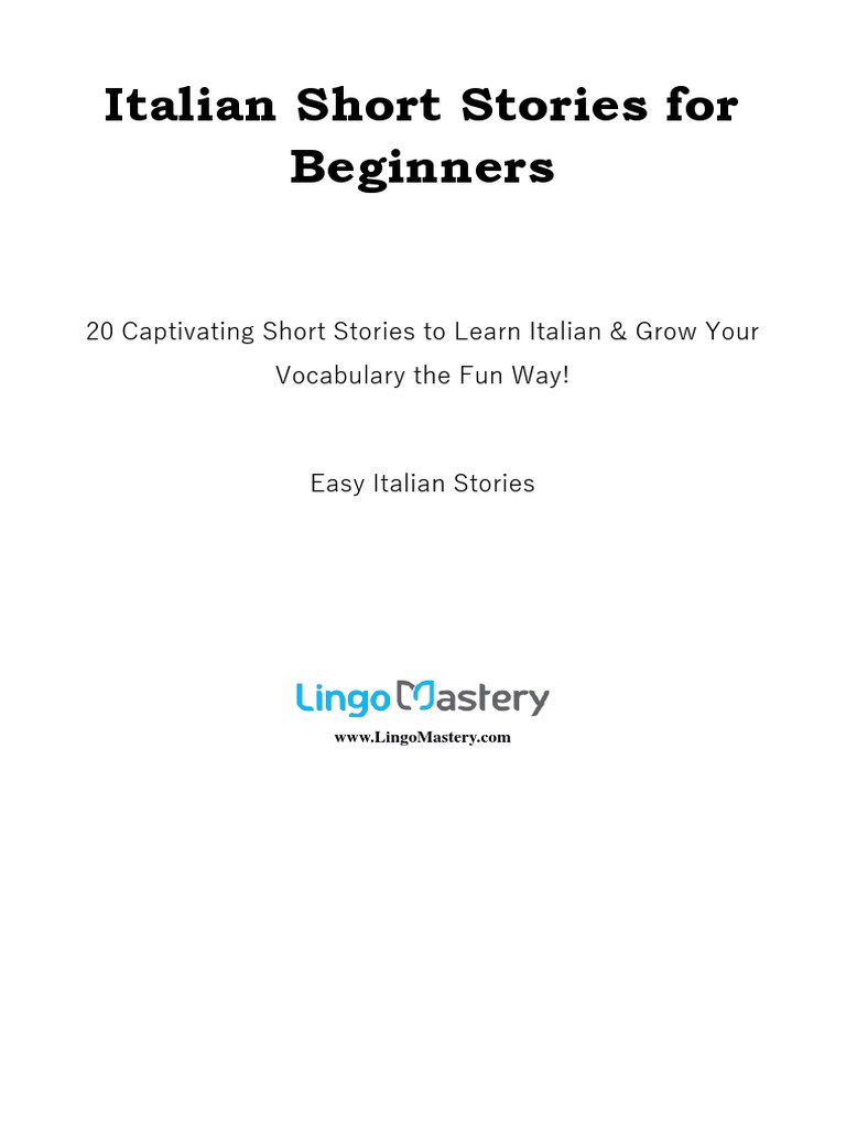 Italian Short Story | Download Free PDF | Human Communication | Cognition