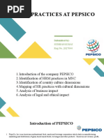 Organisational Structure | PDF | Pepsi Co | Organizational Structure