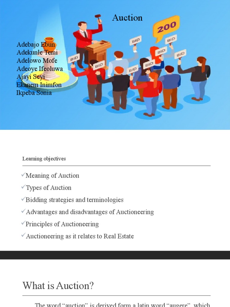 Understanding Auction Types and Strategies | PDF | Auction | Pricing