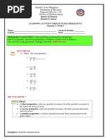 Lesson 3 - Visualizing Multiplication of Fractions Using Models | PDF ...