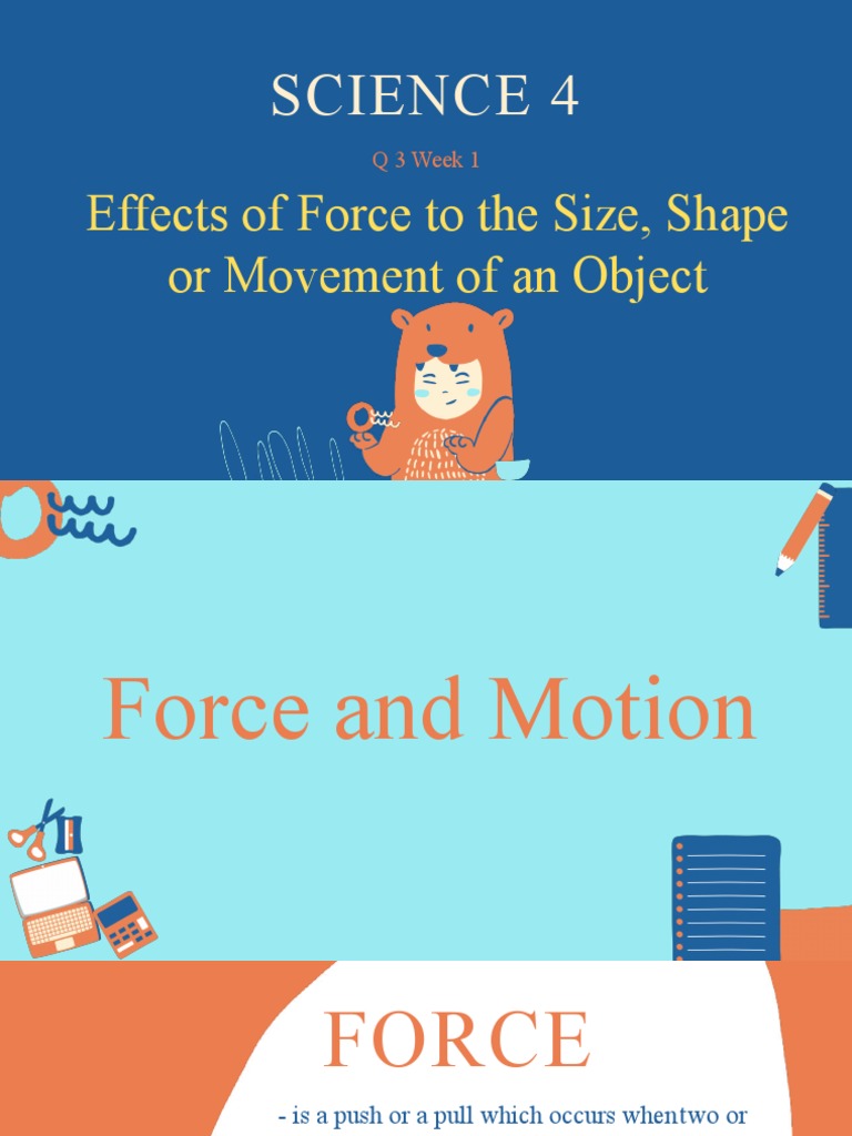 Effects of Force on Size and Shape | PDF