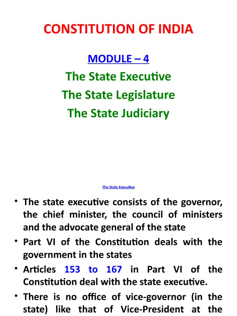 Coi Module 4 PPT 1 | PDF | Legislature | Governor