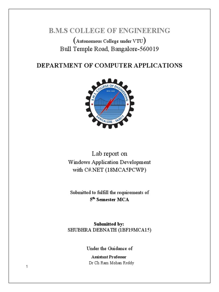 Cnet Lab Report Pdf C Sharp Programming Language Language 8981