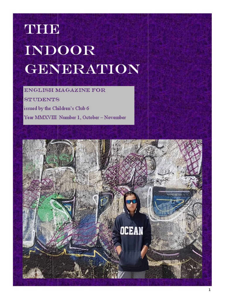 The Indoor Generation: Editorial | PDF | Psychological Concepts | Cognition