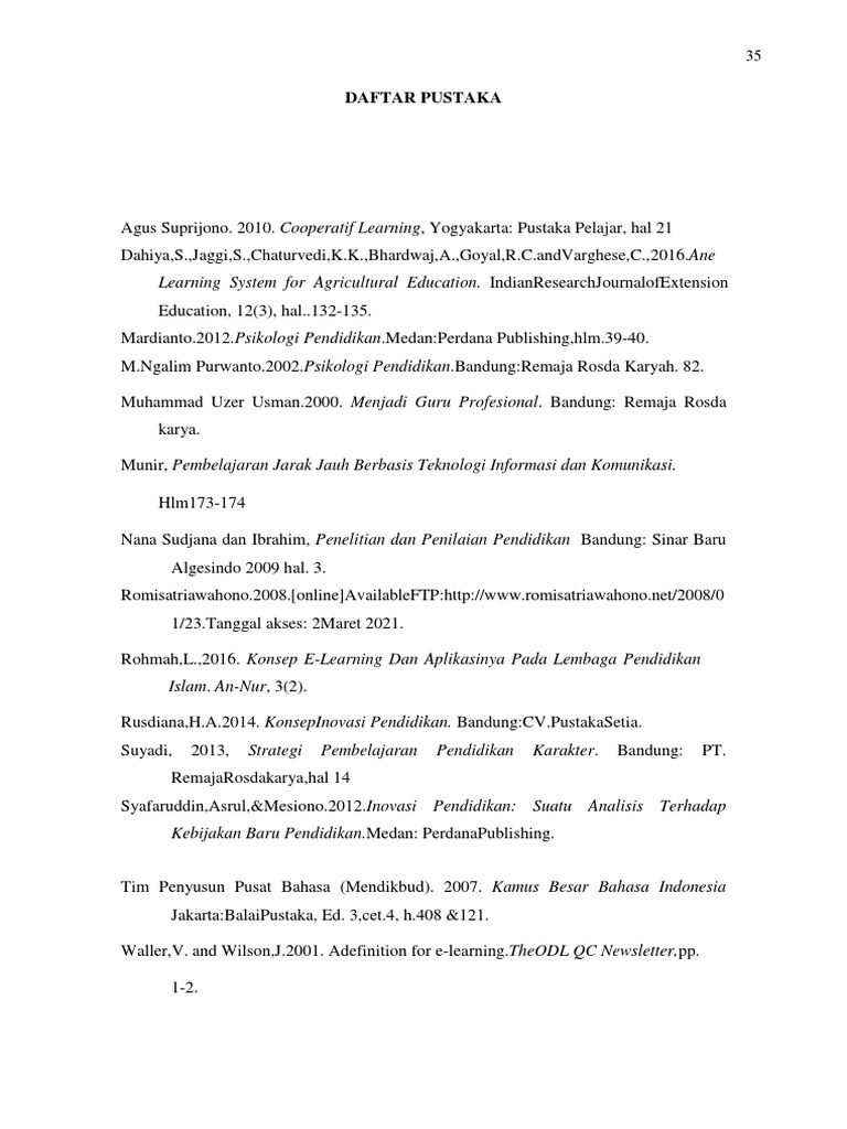 Daftar Pustaka | PDF