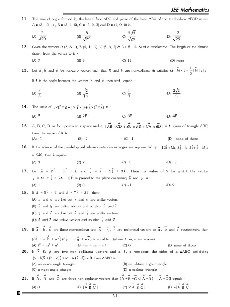 Vector Assignment | PDF | Triangle | Plane (Geometry)