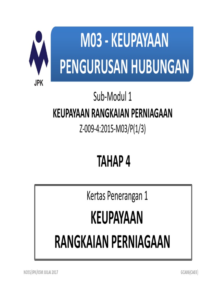 M03 Keupayaan Pengurusan Hubungan | PDF | Karier & Perkembangan | Seni