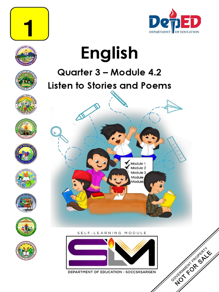 ENGLISH GRADE 1 QUARTER 3 Module 4.2 Listening To Stories and Poem ...