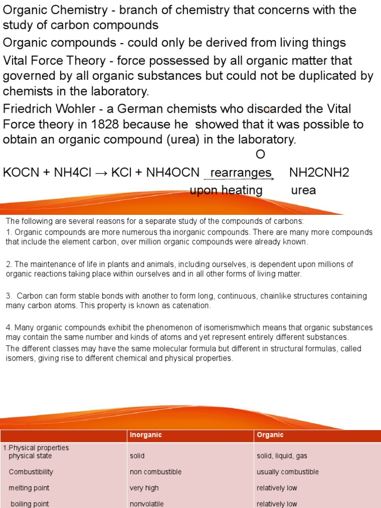 Organic Compounds Edited | PDF | Ester | Alcohol