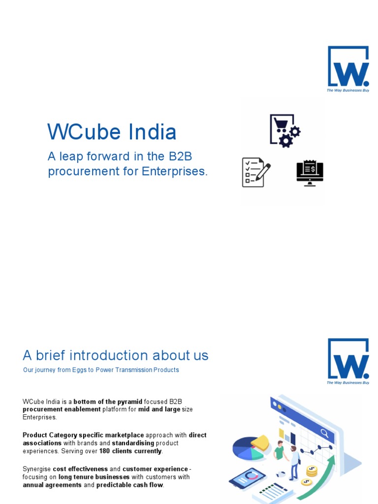 WCube Deck - Akshay Bhardwaj | PDF | Procurement | Pricing