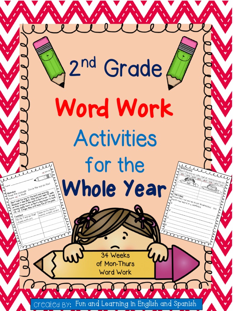 2 Grade: Word Work | PDF | Digital Millennium Copyright Act