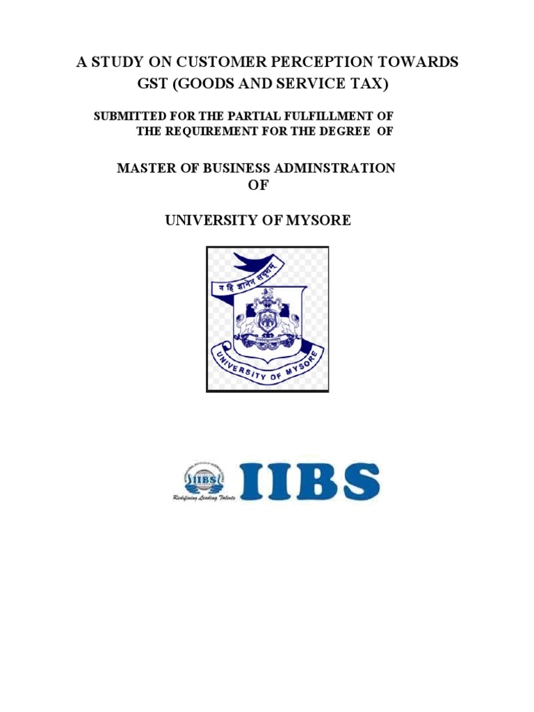 Project GST | PDF | Taxes | Value Added Tax