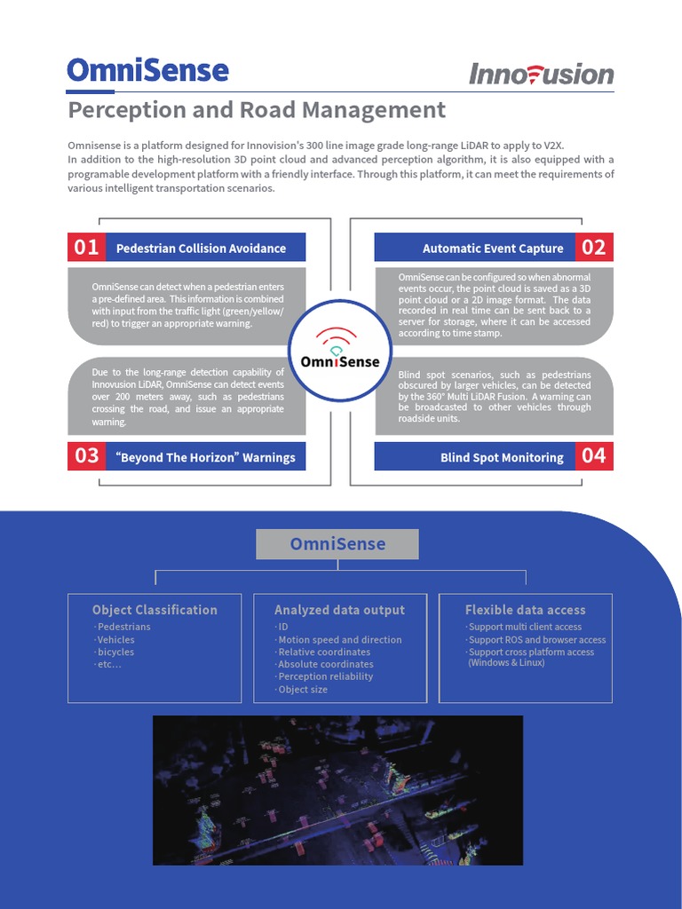 Innovusion Product Flyer - OMNISENSE - EN | PDF | Lidar | Computing