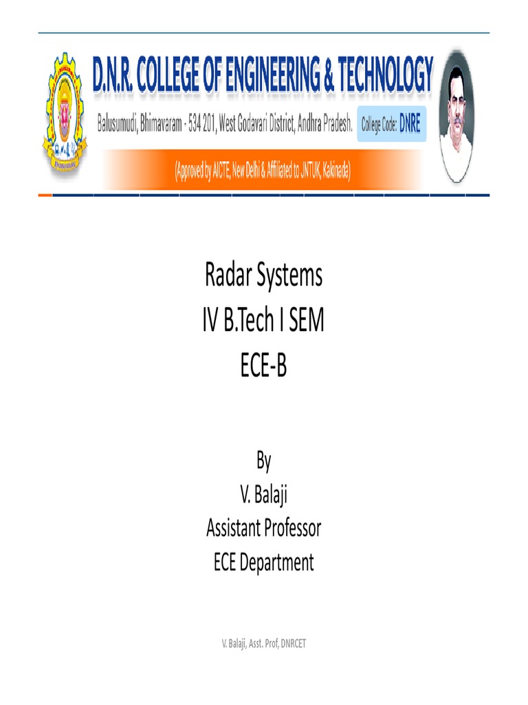 Unit-4 Tracking Radar | PDF | Detector (Radio) | Radar
