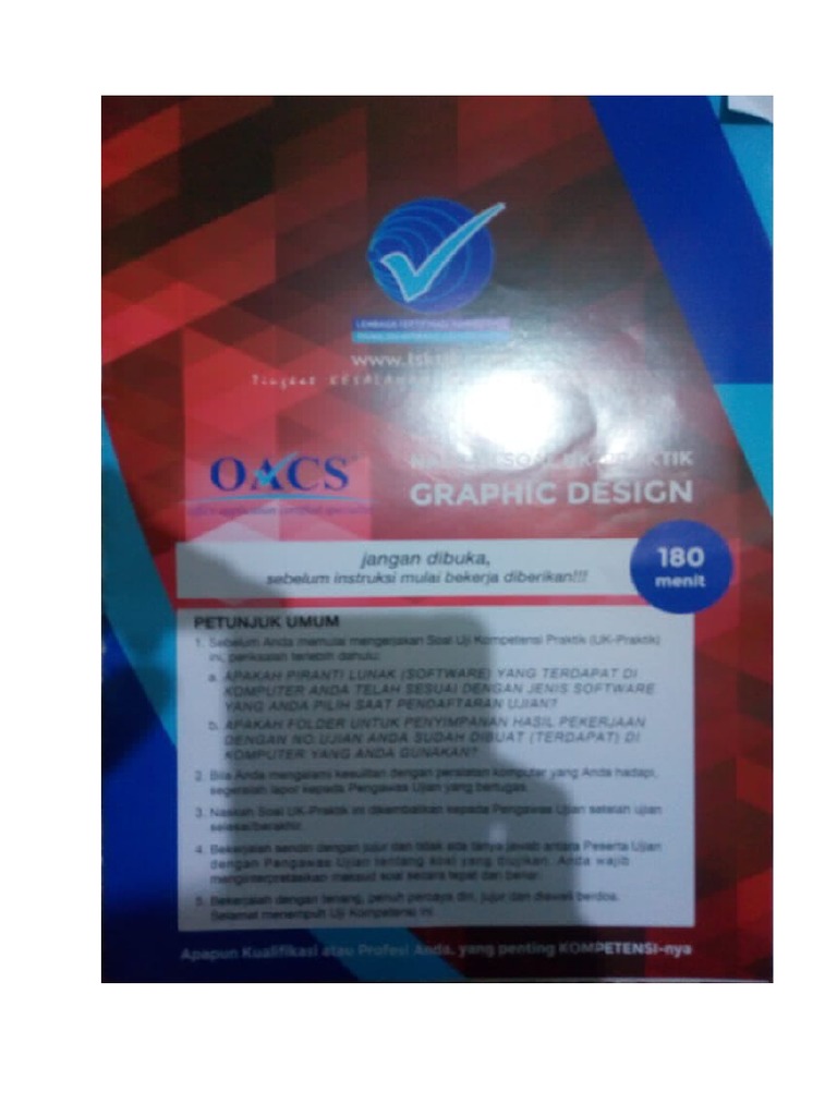 Petunjuk Soal CLCP Desain | PDF