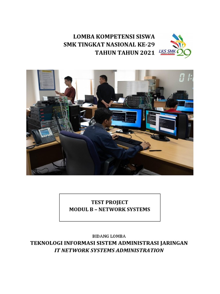 Modul B - Network Systems - Itnsa - LKSN 2021 | PDF | Computer Network | Router (Computing)