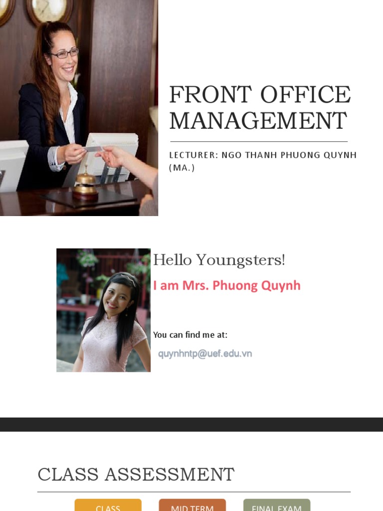 Front Office Management Course Overview | PDF | Employment | Economies