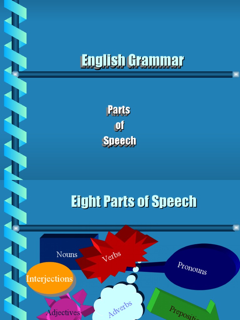 Understanding Eight Parts of Speech | PDF | Onomastics | English Grammar