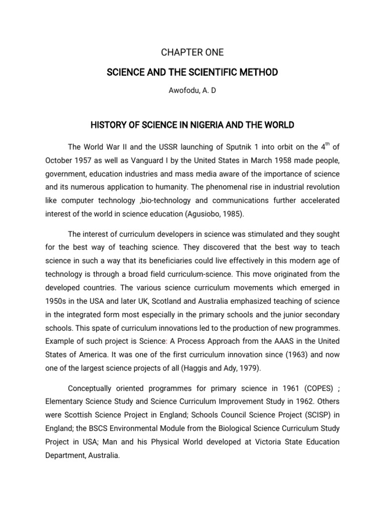 Scientific Method and the History of Science Education | PDF