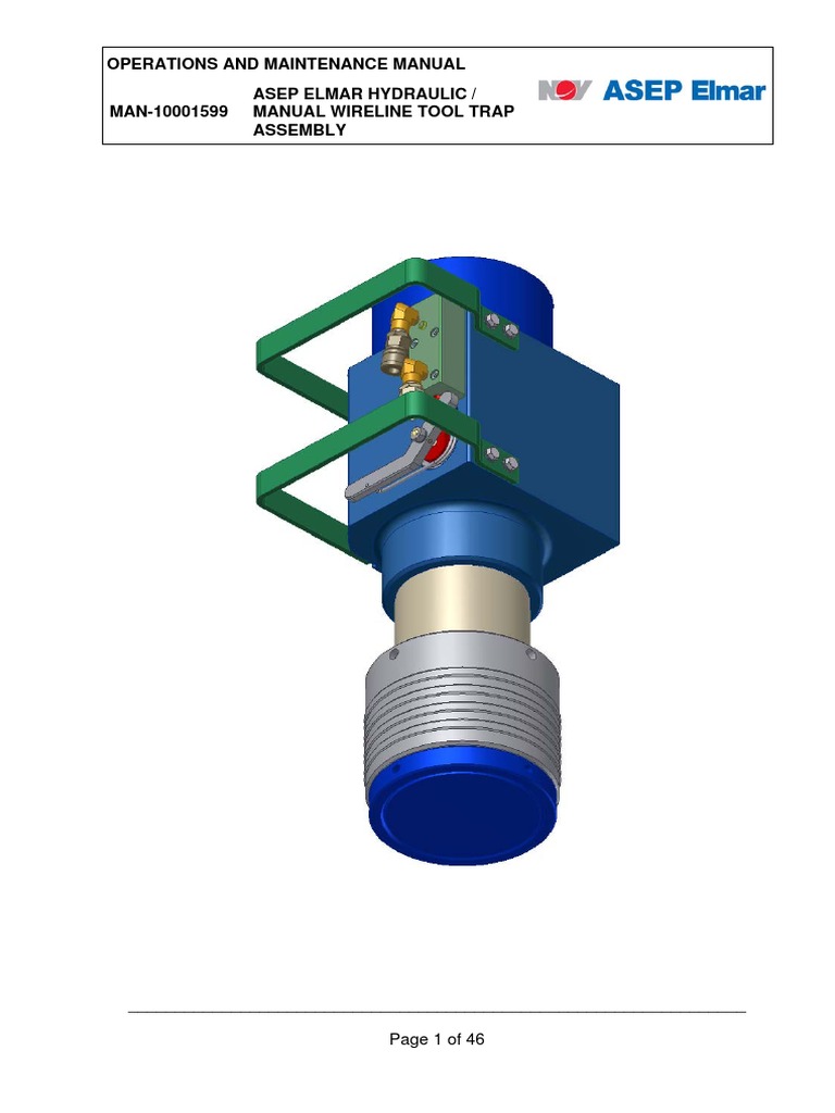 Operations and Maintenance Manual Asep Elmar Hydraulic / Manual ...