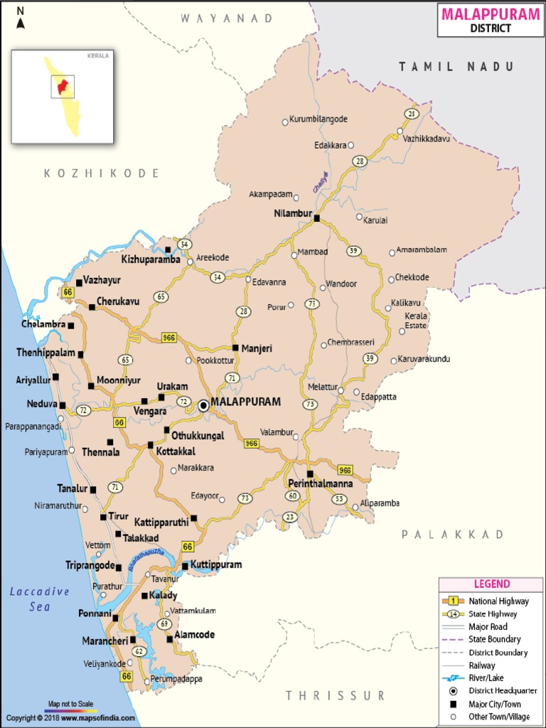 Malappuram District Map | PDF