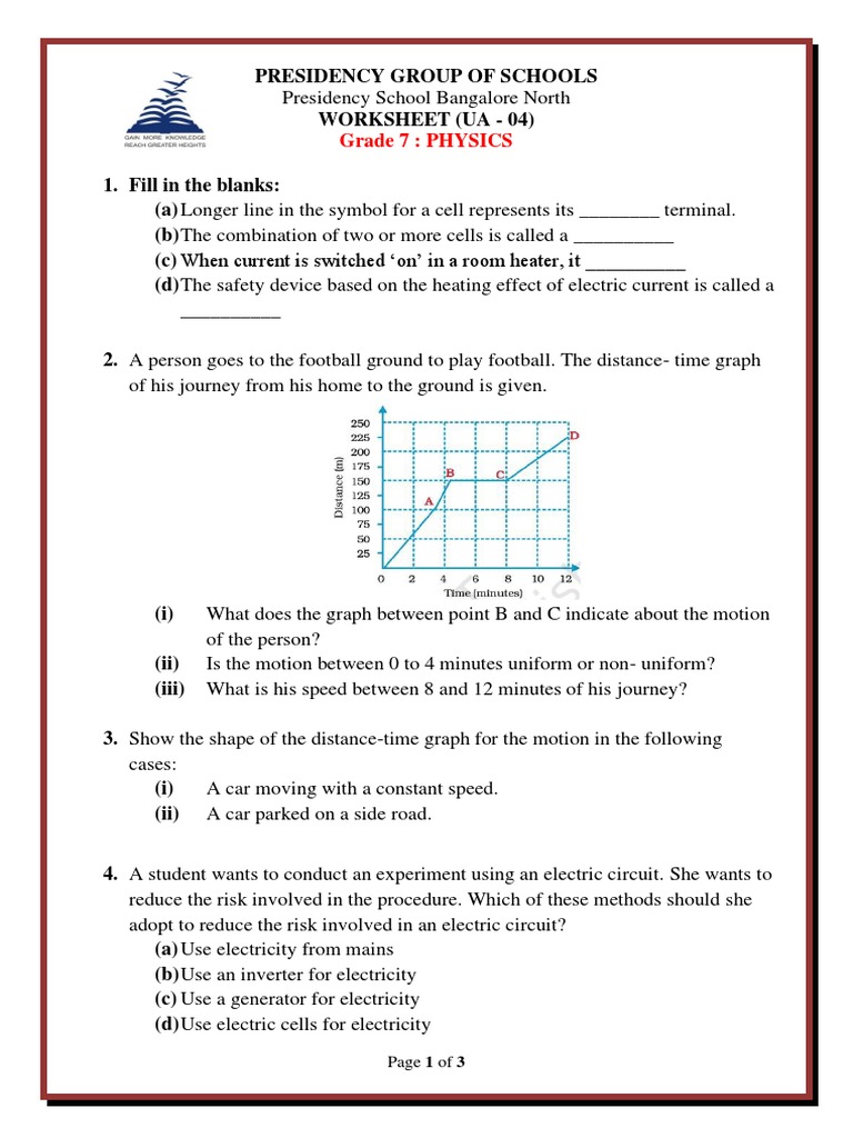Grade 7: PHYSICS: Page 1 of 3 | PDF | Compact Fluorescent Lamp ...