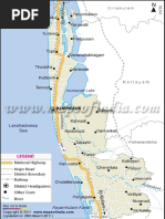 Thiruvananthapuram District Map | PDF