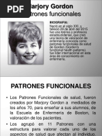 11 Patrones Funcionales Marjorie Gordon | PDF | Conceptos psicologicos | Ciencias del comportamiento