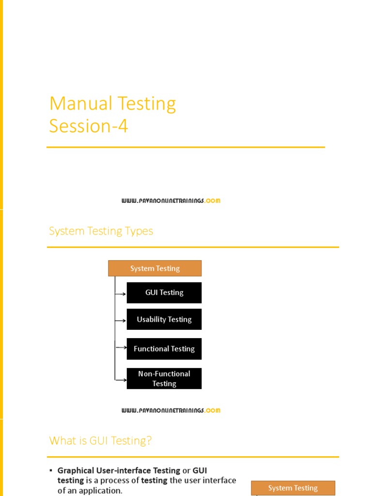 Manualtesting 1 Pdf Software Testing Graphical User Interfaces
