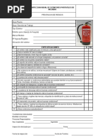 LC 006 Check List - Inspeccion de Extintores Portatiles | PDF