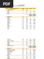 1 - Rebar Estimating Excel Unprotected | PDF | Materials | Physical Sciences