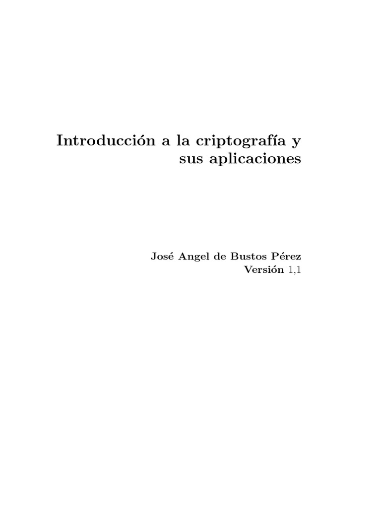 Criptografia 3 | PDF | Criptografía | Clave (criptografía)