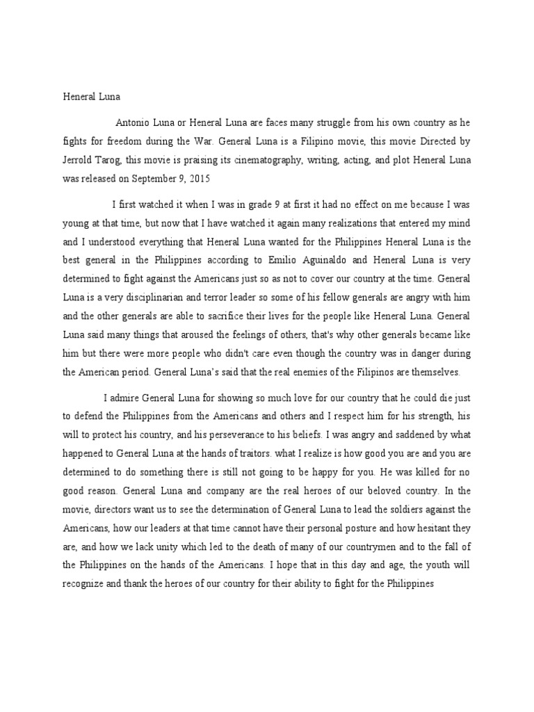 Heneral Luna | PDF