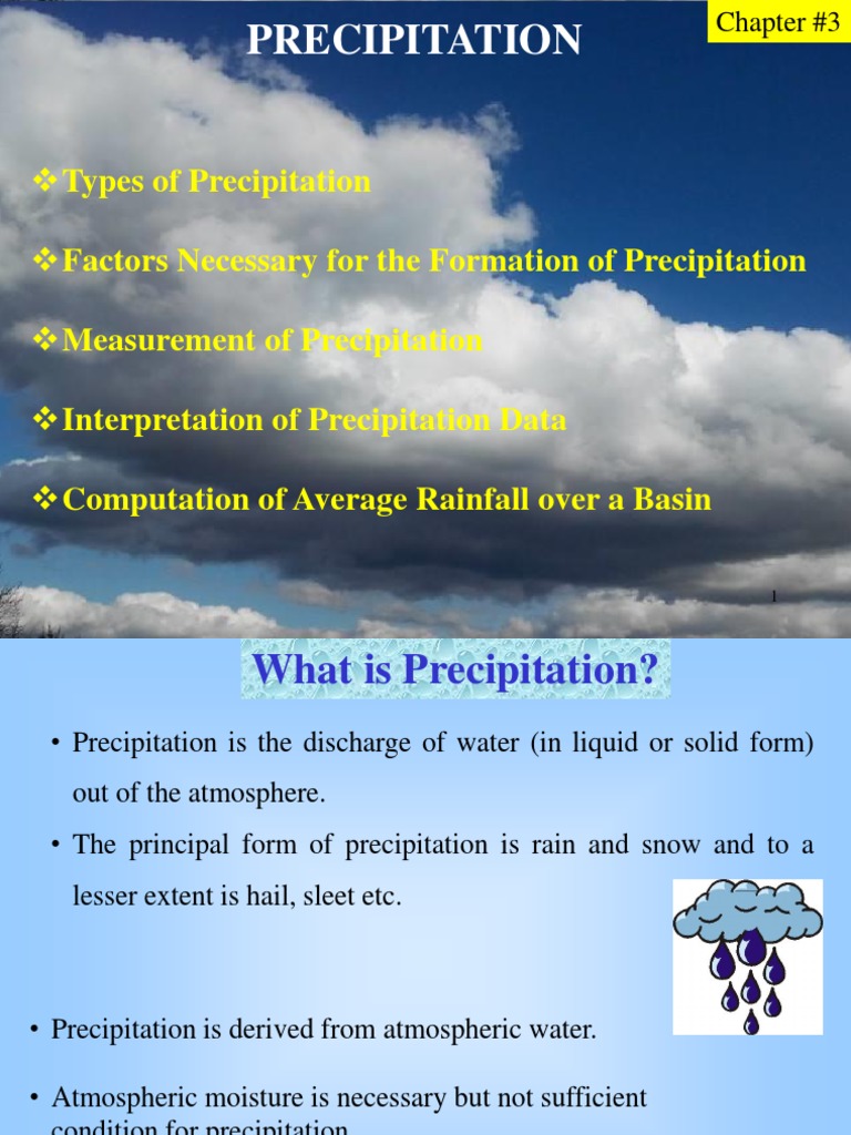 3 CE 414 Precipitation Theory | PDF | Precipitation | Rain