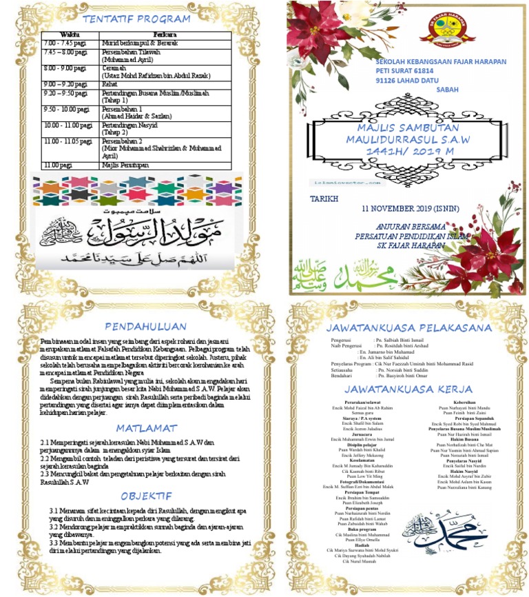 Buku Program Maulidur Rasul | PDF