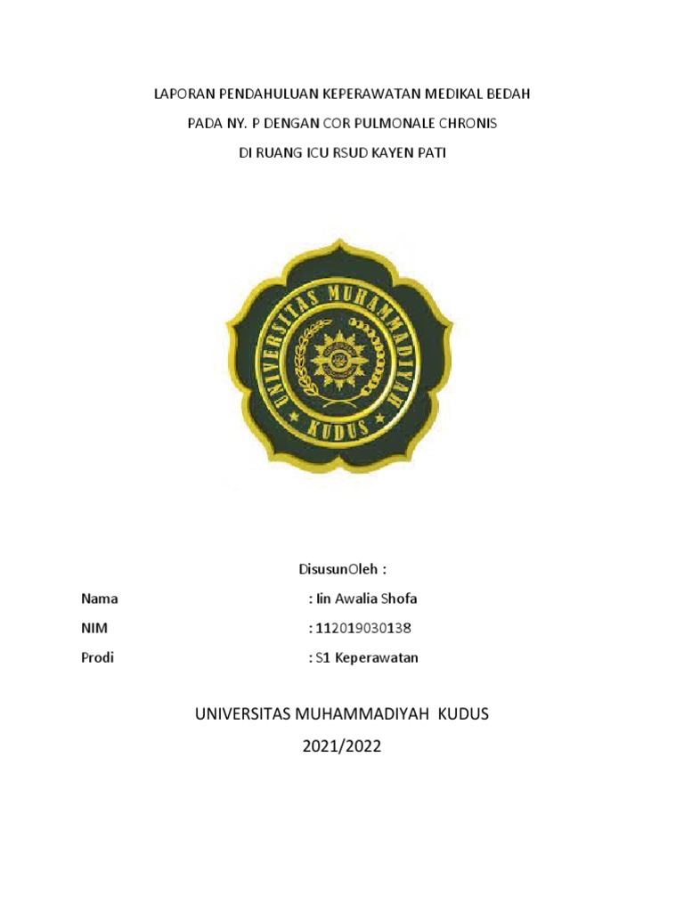 Cor Pulmonale: Diagnosis dan Penanganan | PDF