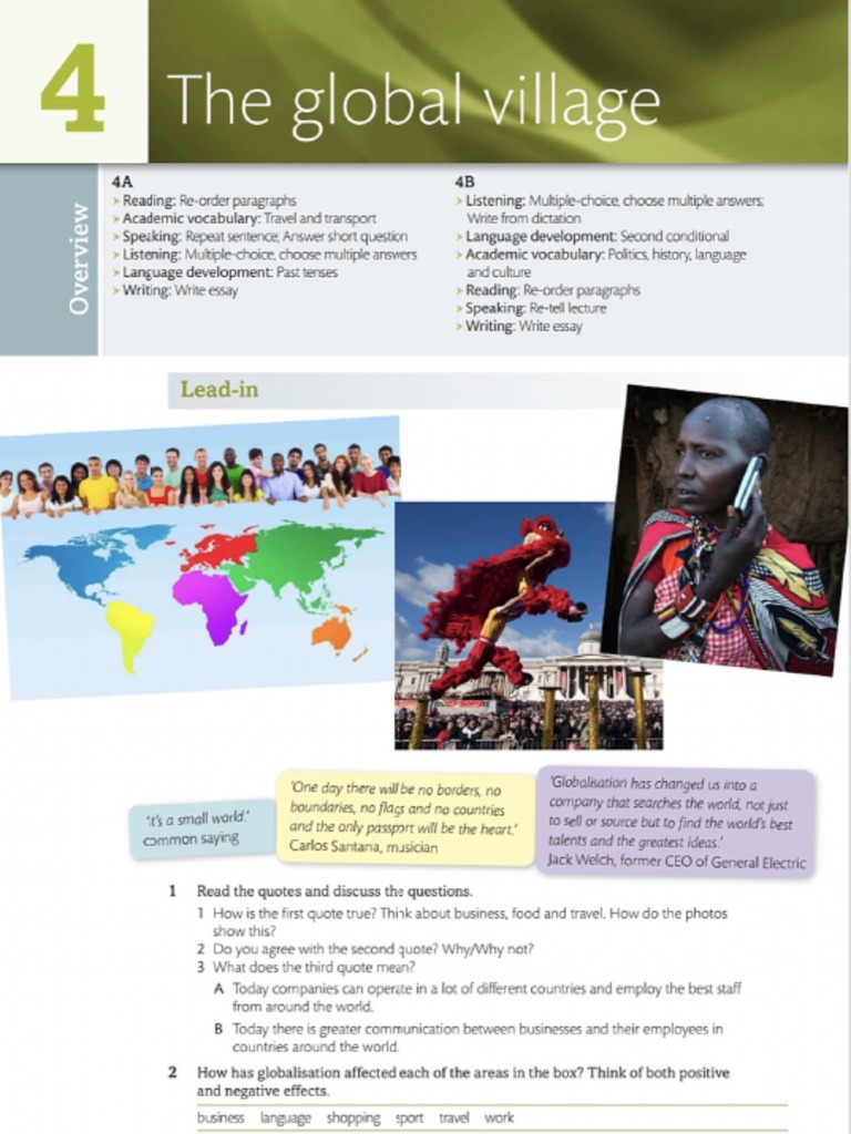 Lesson Planning - Global Village | PDF
