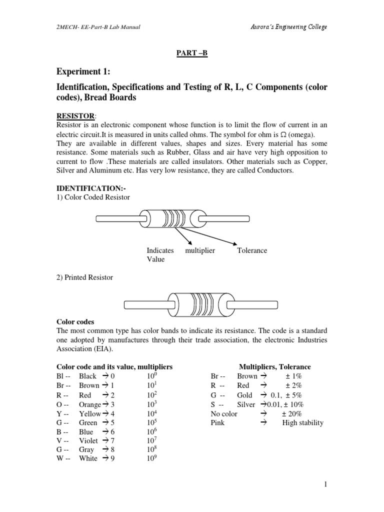 Mech Ee Lab Manuals | PDF | Capacitor | Rectifier