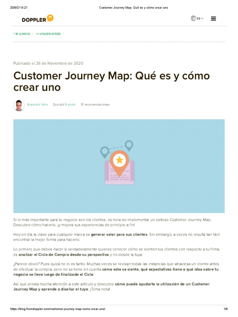 Customer Journey Map - Qué Es y Cómo Crear Uno | PDF | Cliente | Marketing