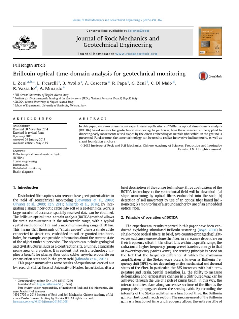 Journal of Rock Mechanics and Geotechnical Engineering | PDF