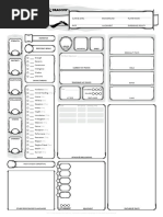 Warcraft - Character - Sheet (Editable) PDF | PDF | Tabletop Games ...