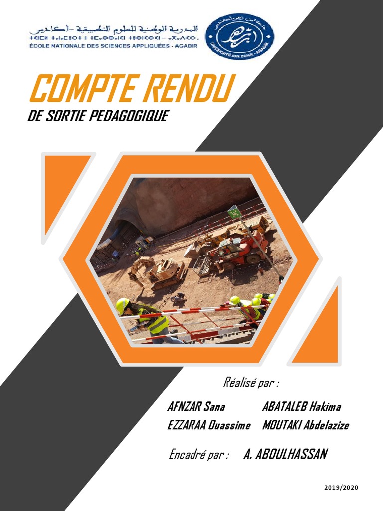 Rapport de Sortie Pédagogique STEP | PDF | Tunnel