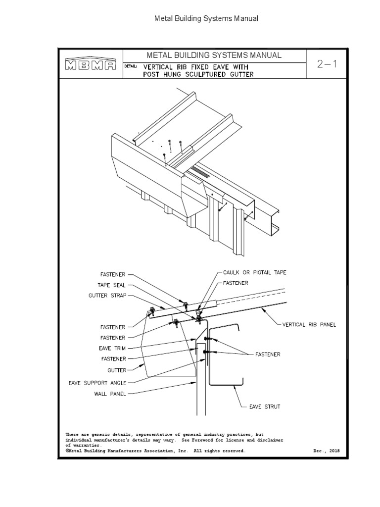 Metal Building Systems Design Manual | PDF