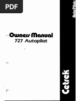 Tokimec PR 6000 | PDF | Steering | Rudder