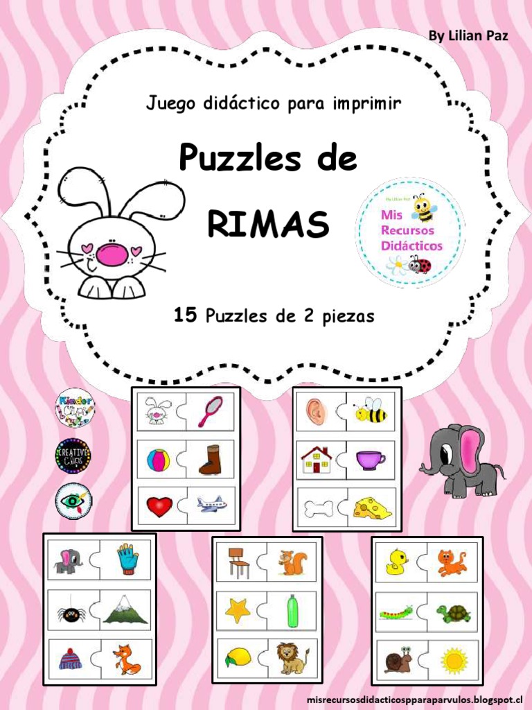 Puzzles de Rimas | PDF