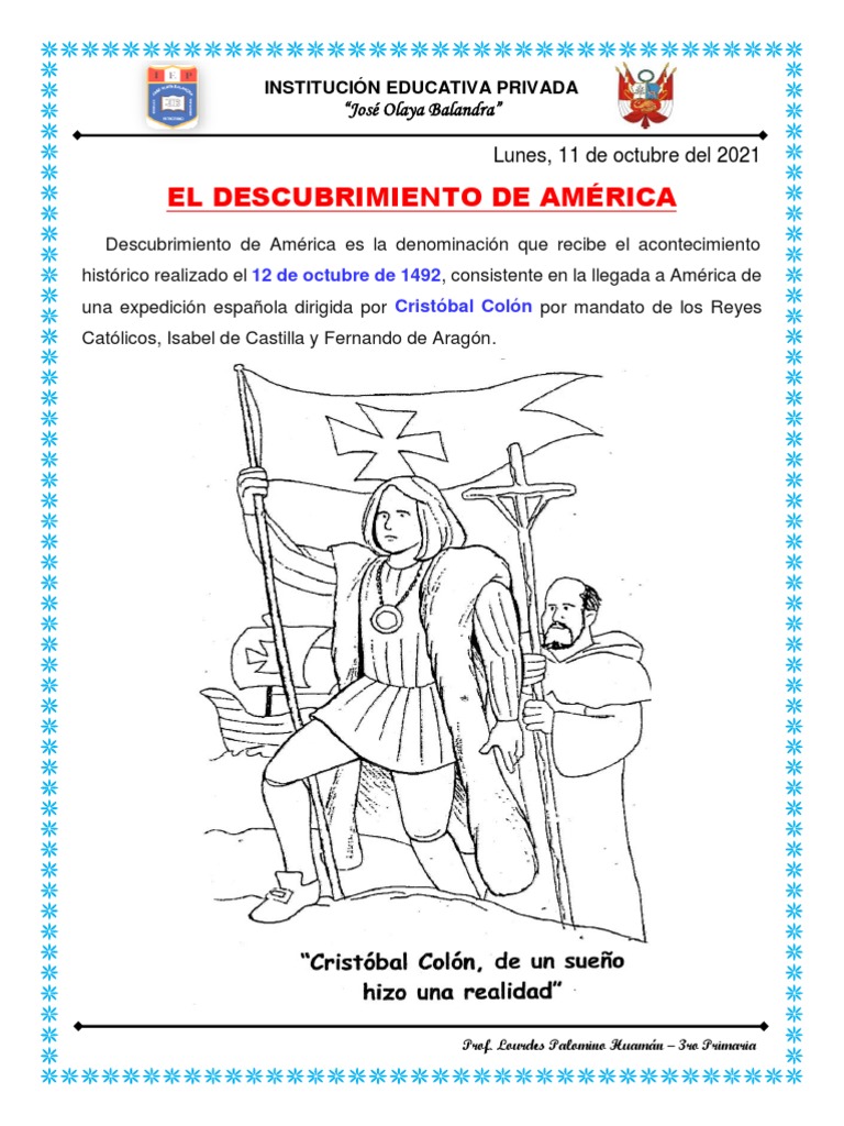 El Descubrimiento de América | PDF | Ciencias sociales
